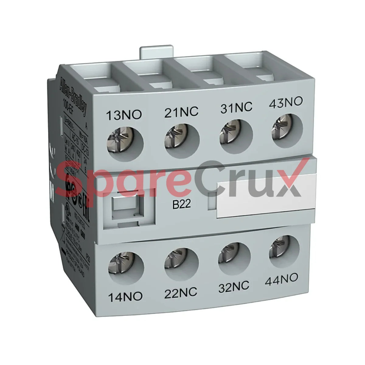 100-EFC04 | ALLEN BRADLEY | Auxiliary Contact, 4 NC, Front Mounting ...