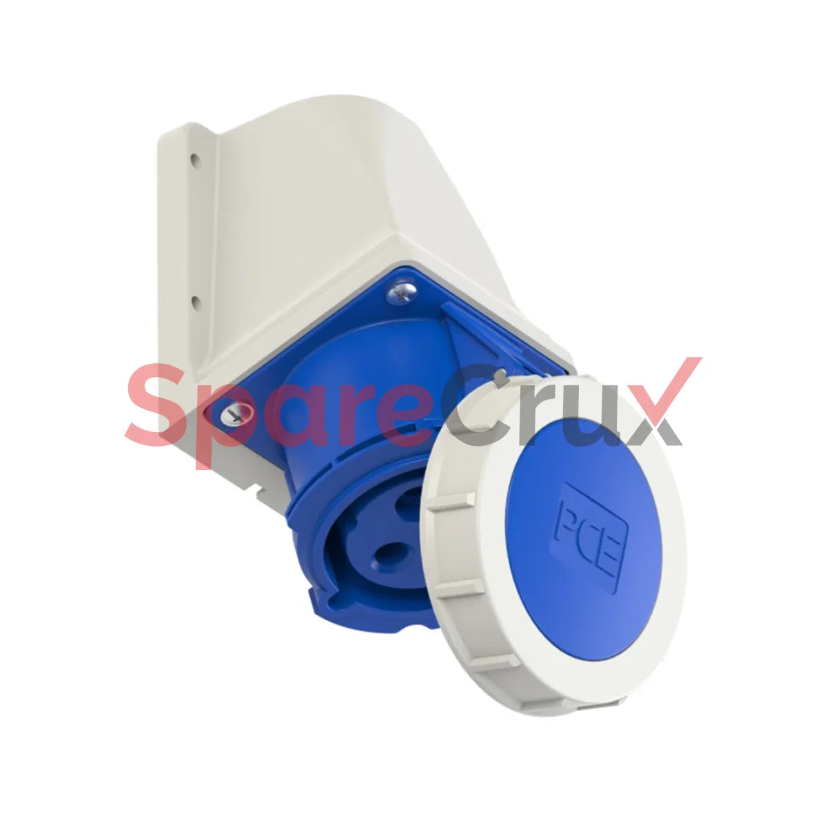 1232-6 | PCE | Wall Socket Outlet Watertigh 32A 2P + E IP67 – SpareCrux