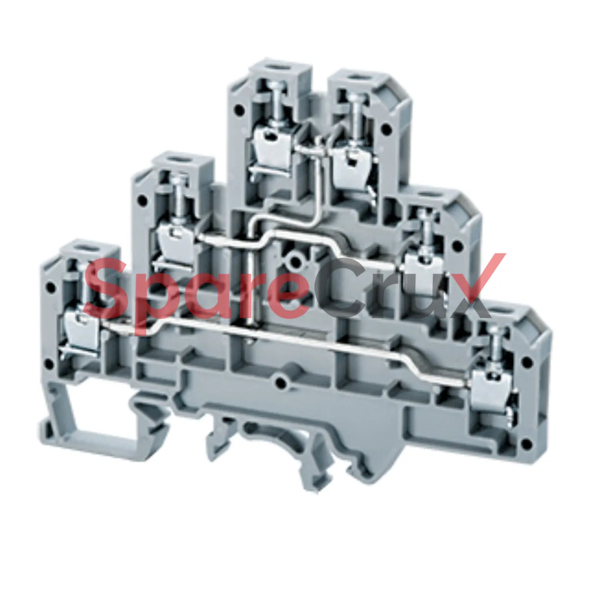 CTL2.5U | CONNECTWELL | 2.5 sq.mm Triple Level Terminal Block In Grey ...