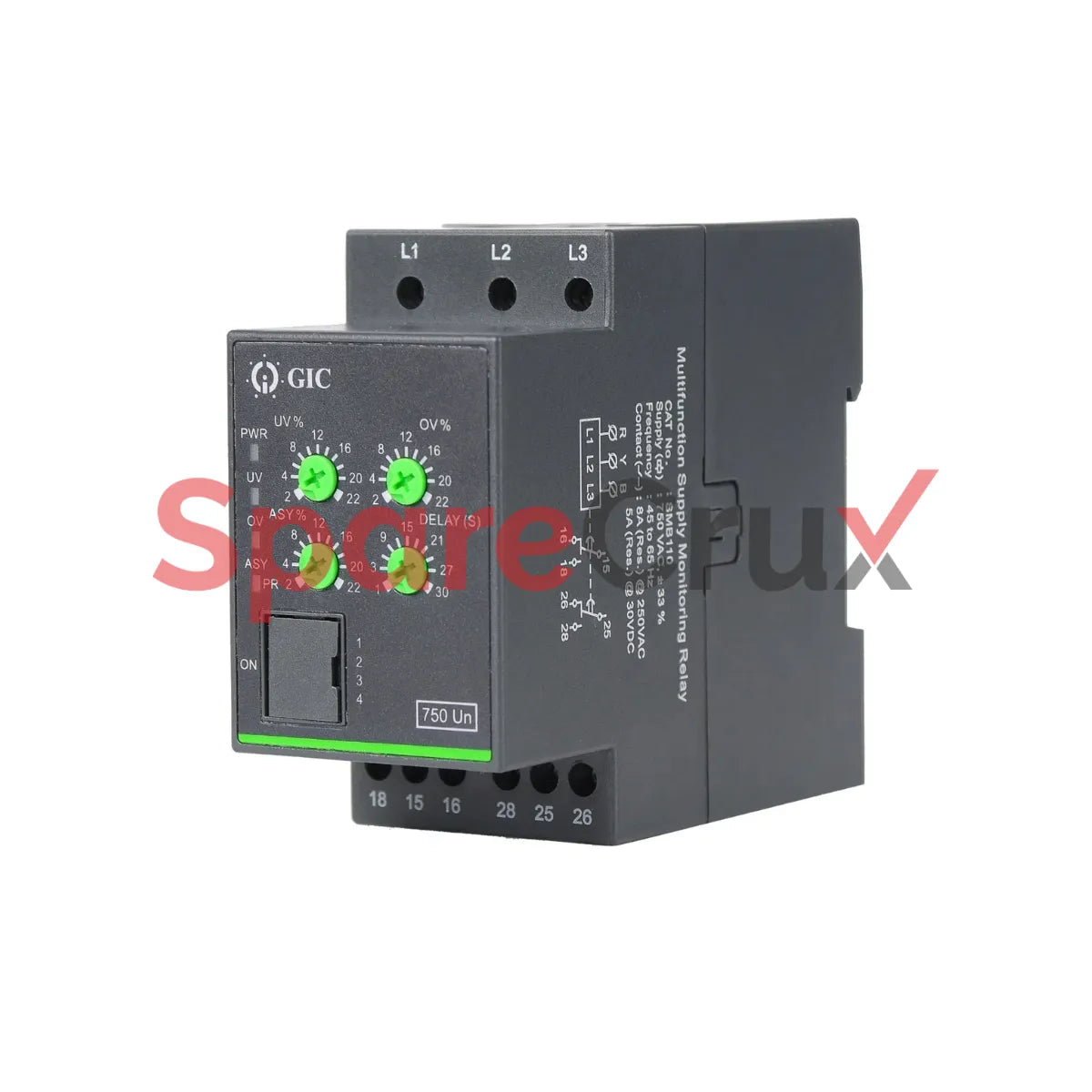 SMB110 | GENERAL INDUSTRIAL CONTROLS (GIC) | Supply Monitoring Relay ...