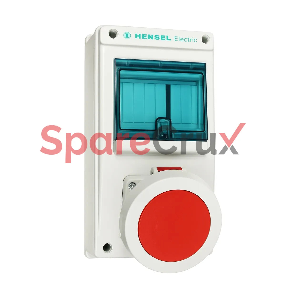 AR 139306 TS | HENSEL ELECTRIC | 32A 2P+E Wall Socket with DIN Rail Mo ...
