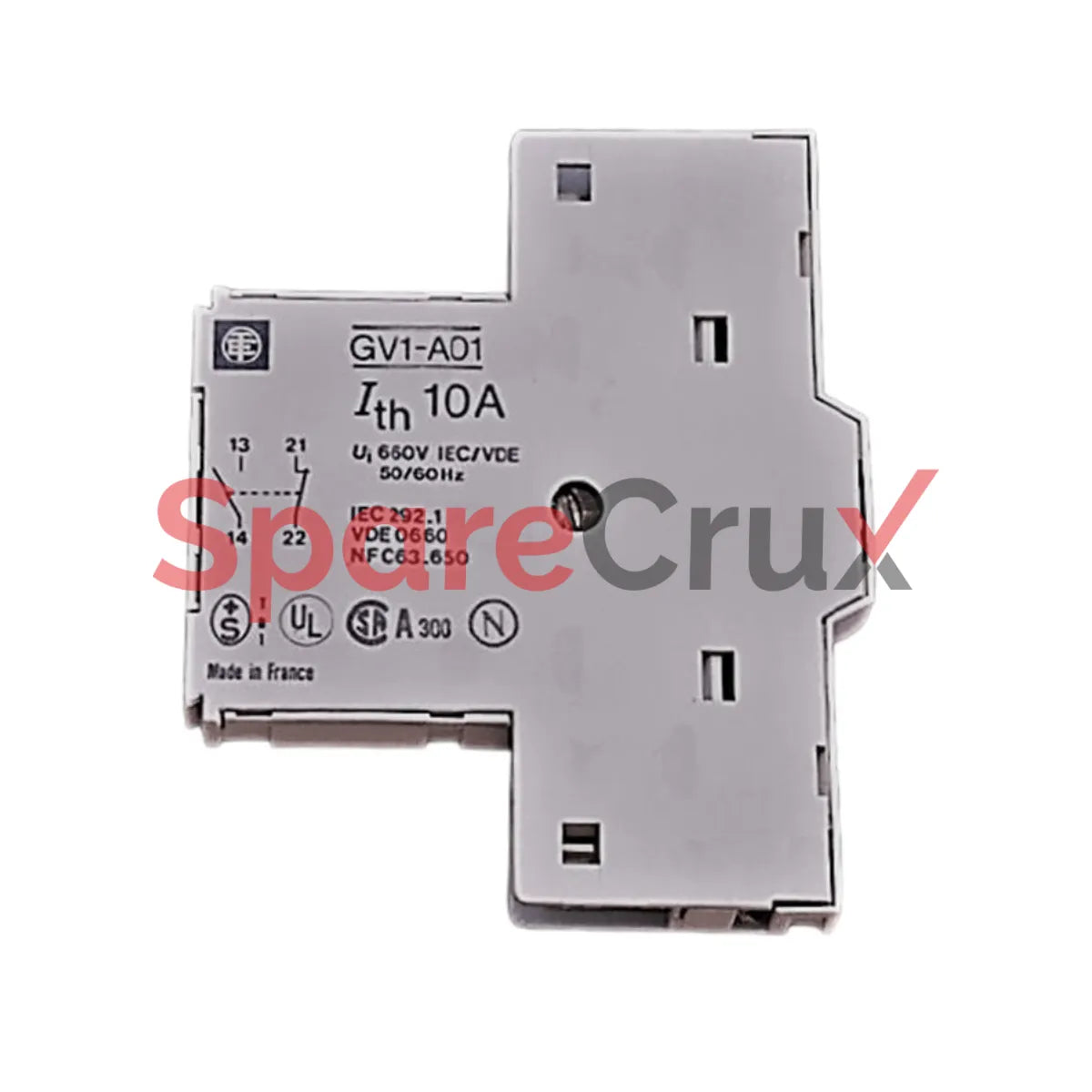 GV1-A01 | TELEMECANIQUE SENSORS | Auxiliary Contact Block – SpareCrux