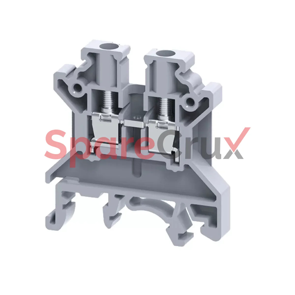 CTS4UN | CONNECTWELL | 4 mm² Feed Thru Screw Clamp Terminal Block ...