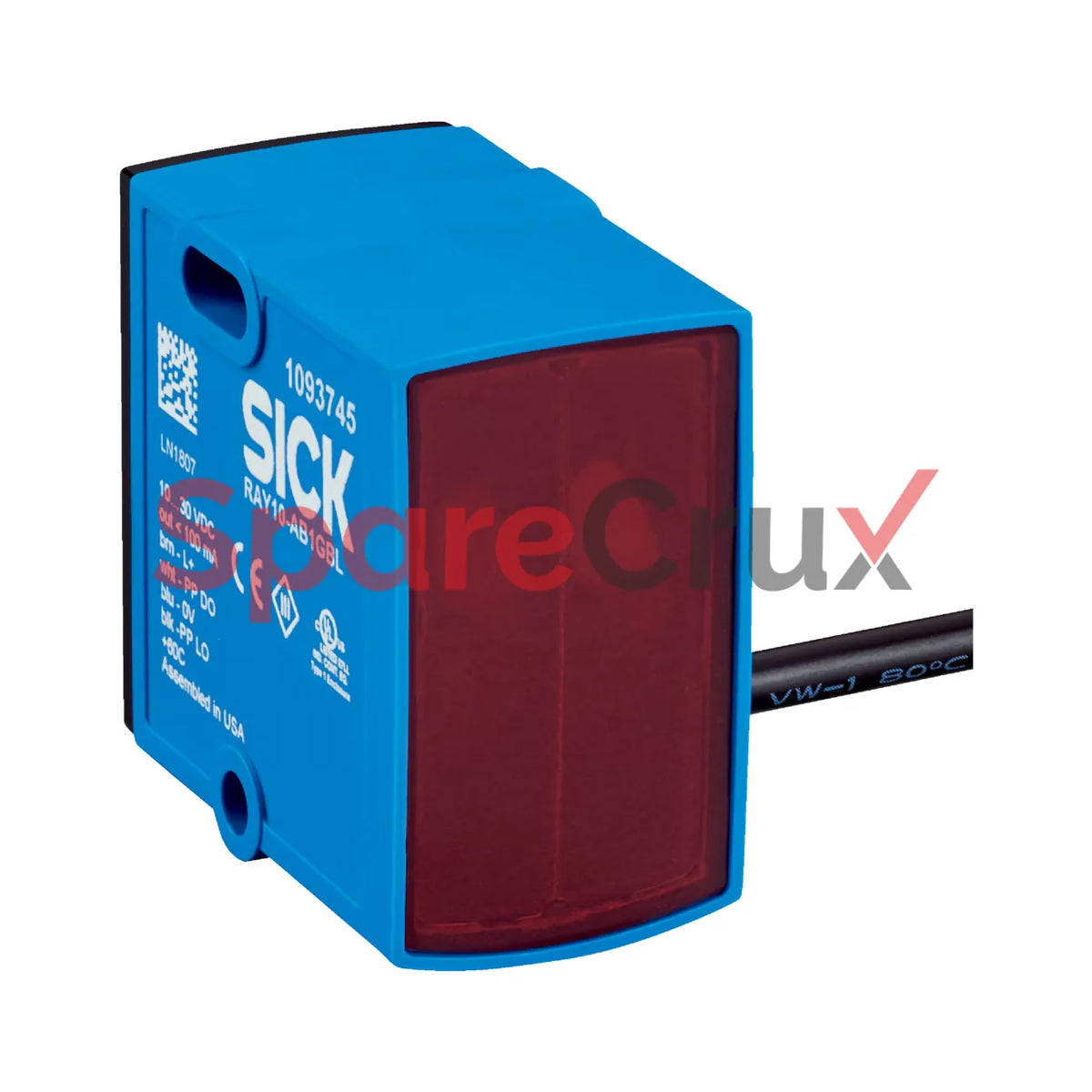 1093746 | SICK SENSORS | RAY10-AB5EBL Photoelectric Retro-reflective S ...